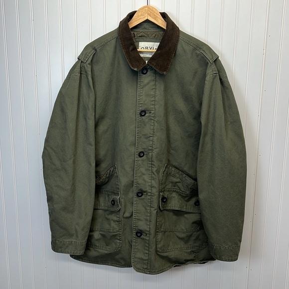 Orvis | Jackets & Coats | Orvis Barn Jacket Men Xxl Olive Field Chore ...